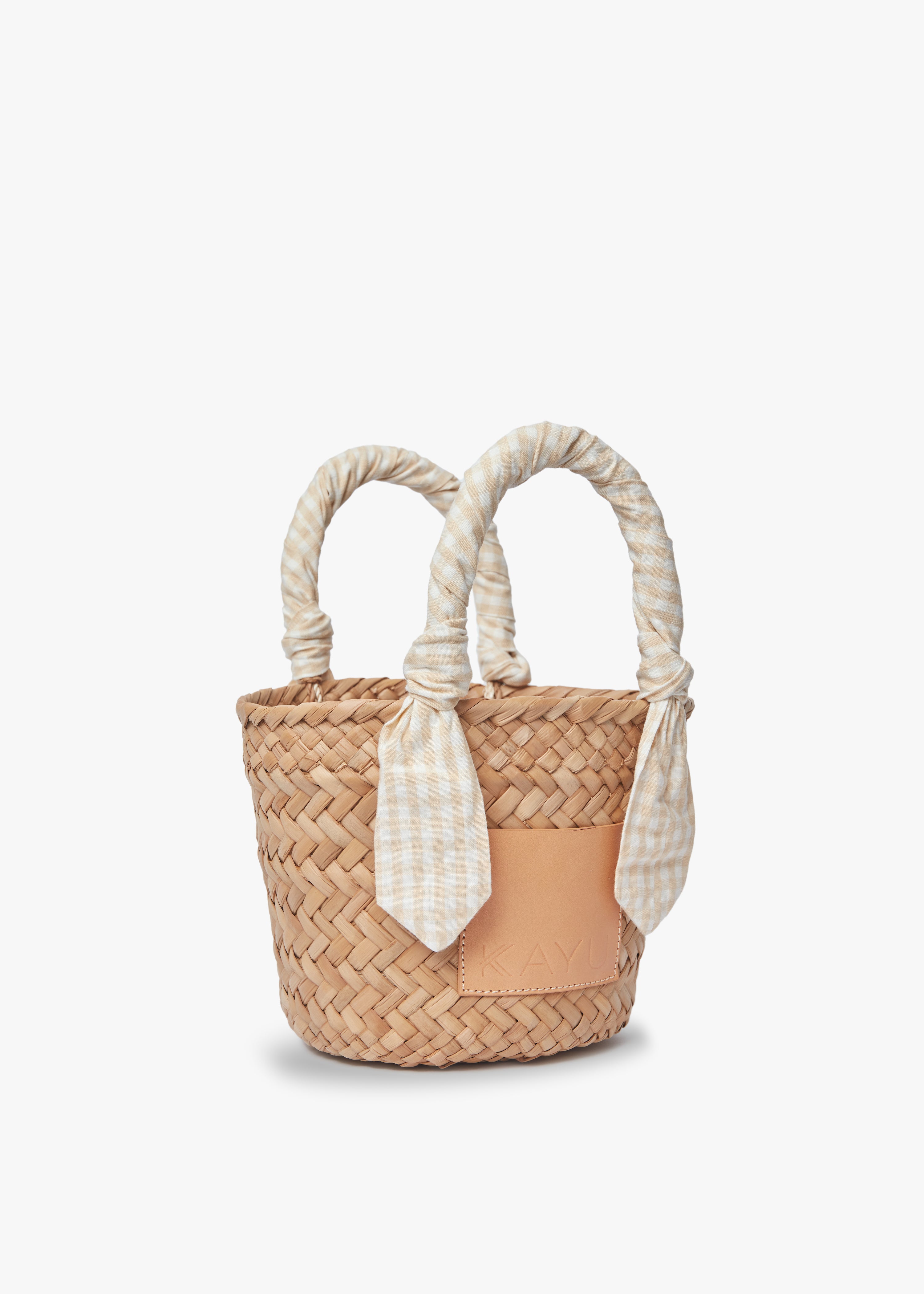 Mini Marlow Straw Scarf Tote Bag – Kayu