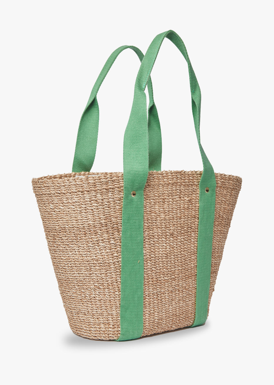 Toci Straw Tote Bag – Kayu