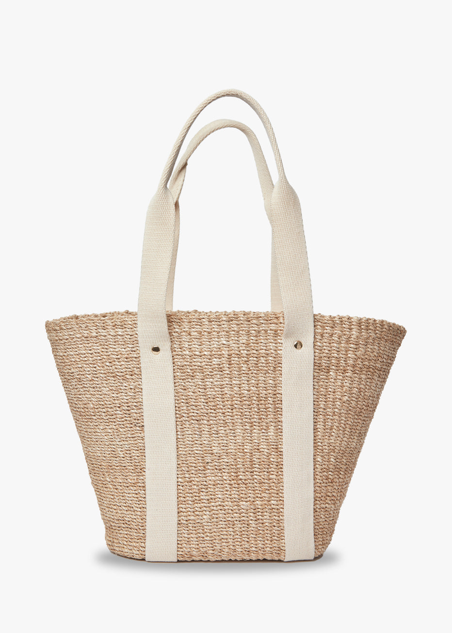 Toci Straw Tote Bag – Kayu