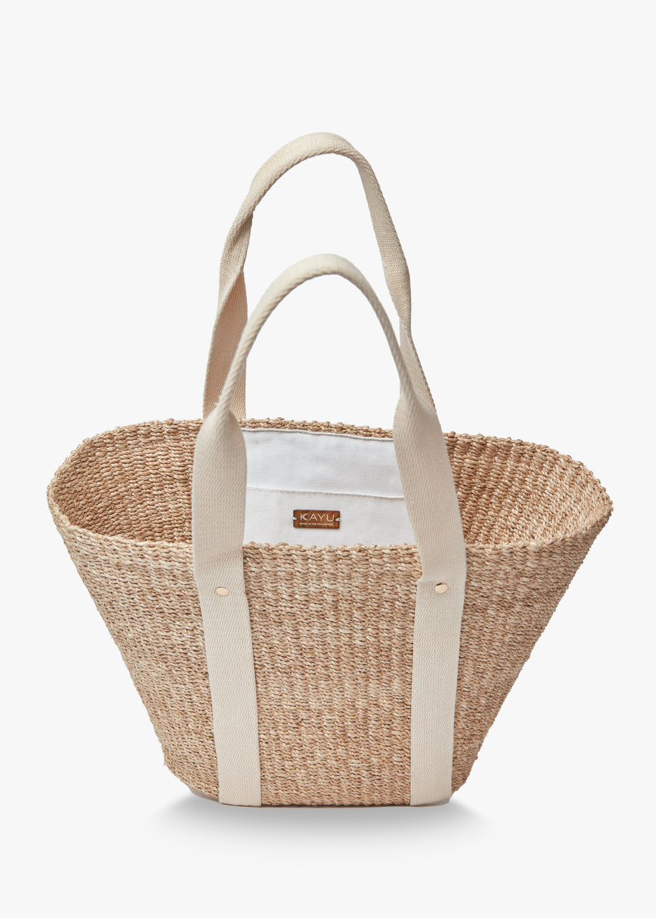 Toci Straw Tote Bag – Kayu