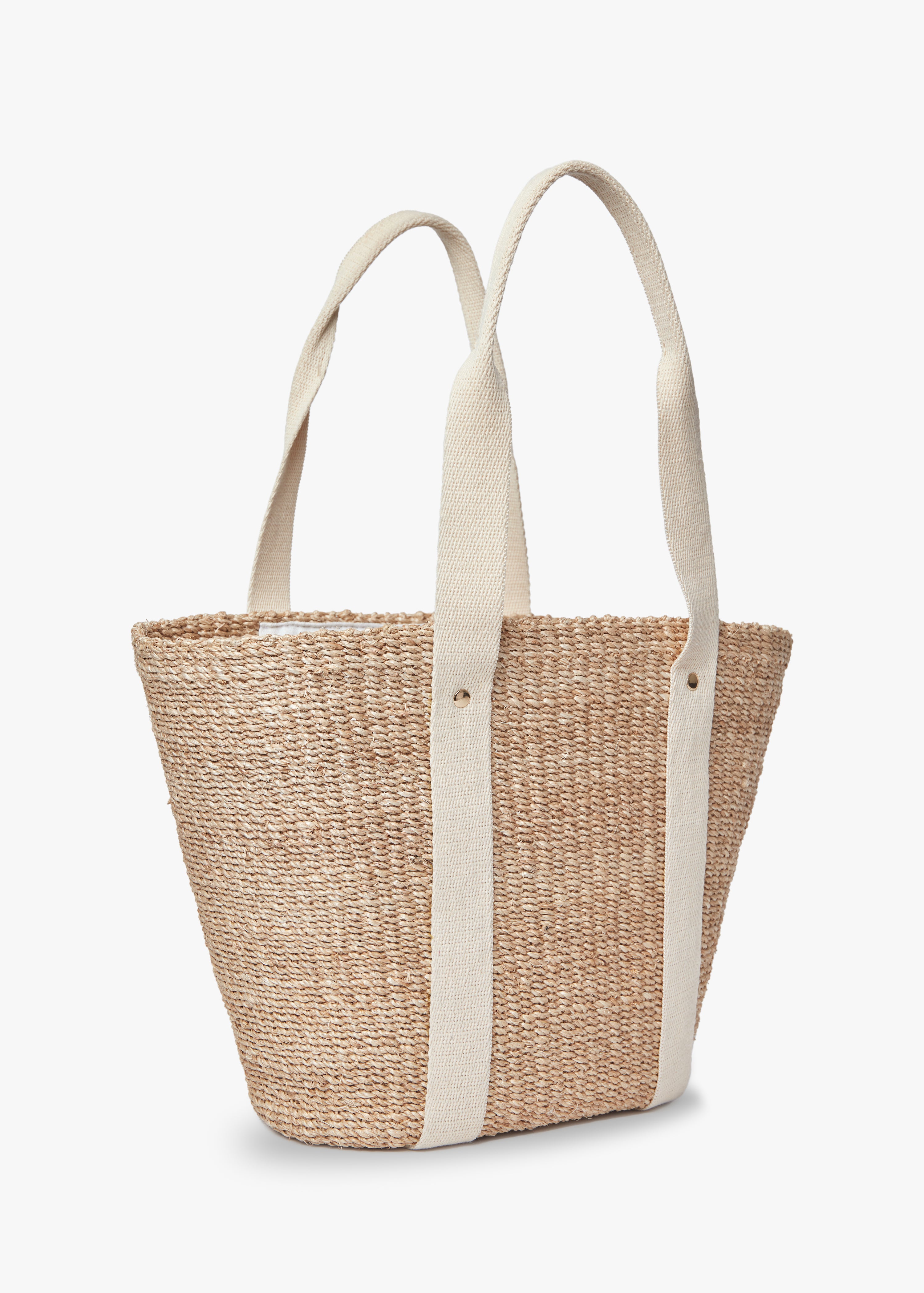 Toci Straw Tote Bag – Kayu