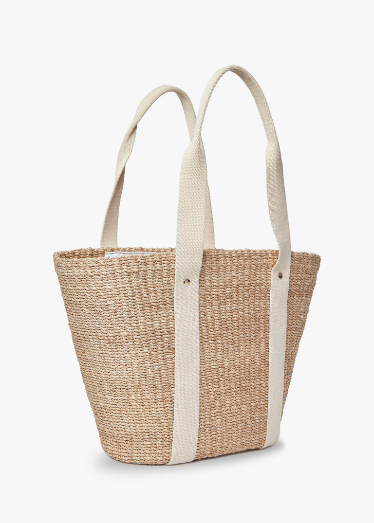 Toci Straw Tote Bag – Kayu